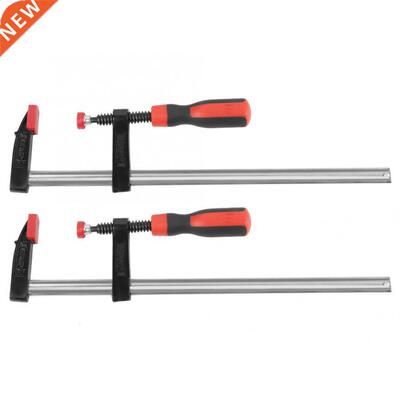 2Pcs Heavy Duty F Clamps Woodworking Bar Clips Quick Slide D