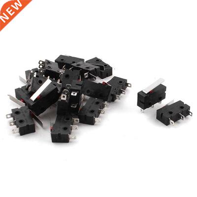 20Pcs AC 125V 250V 5A SPDT 3-Pin Momentary Micro Limit Switc