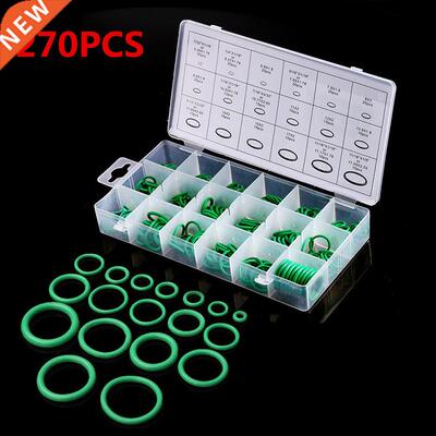 270Pcs 18Sizes Rubber Ring Gaskets Kit Car Air Conditioning