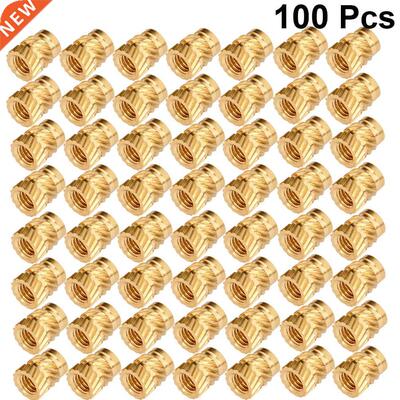 100pcs Embedment Nut Threaded Heat Set Knurled M3 Thread Emb