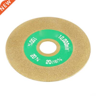 100mm Diamond Coated Flat Lap Wheel Lapidary Polishing Grind