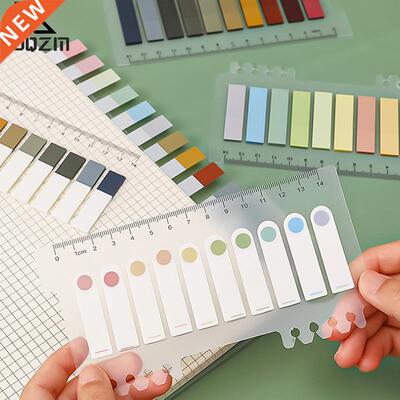 200 Sheets Retro Morandi Index Memo Pad Posted It Sticky Not