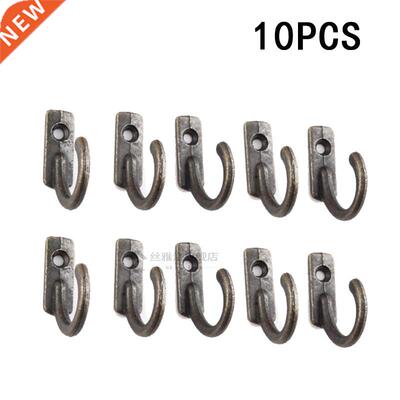 10PCS Wall Door Metal Antique hooks wall Hanger Key Clothes