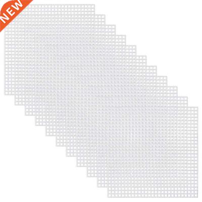 30 Pieces Plastic Mesh Canvas Sheets for Embroidery, Acrylic
