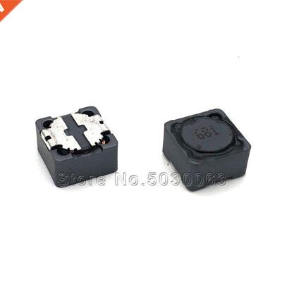 10pcs/lot CD127 CD127R hielded inductor 12*12*7 680UH label