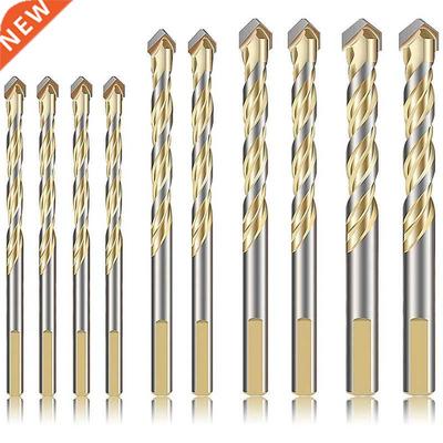 10PCS Masonry Drill Bit Set Tipped Ceramic Tile Drill Bits T