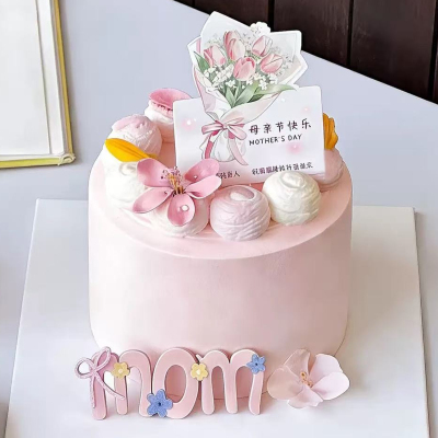 5.10母亲节花束MOM字母装饰