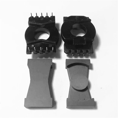 PQ38变压器高频磁芯骨架立式5+5针3802 骨架磁芯电木BOBBIN+CORE