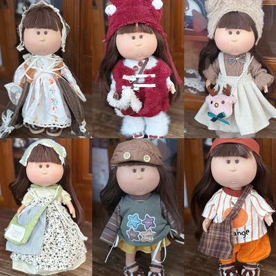 西班牙mia24cm土豆娃娃公仔套装华德夫手工女孩DIY换装全套娃衣