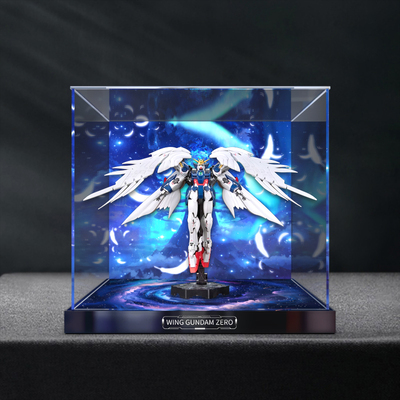 高清亚克力展示盒适用MGSD WING GUNDAM 飞翼零式高达 模型专用