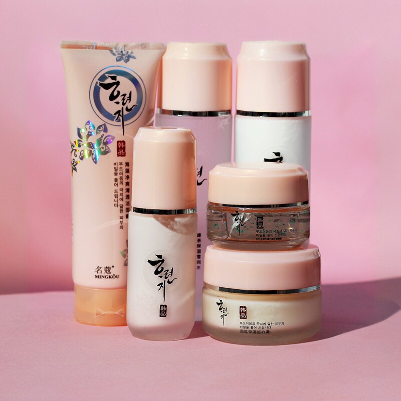 名蔻韩品瓷润清透水乳霜隔离BB护肤品面部护理套装名寇化妆品正品