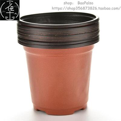 10 Pcs/set Flower Pots Plastic Round Flower Pot nursery pots