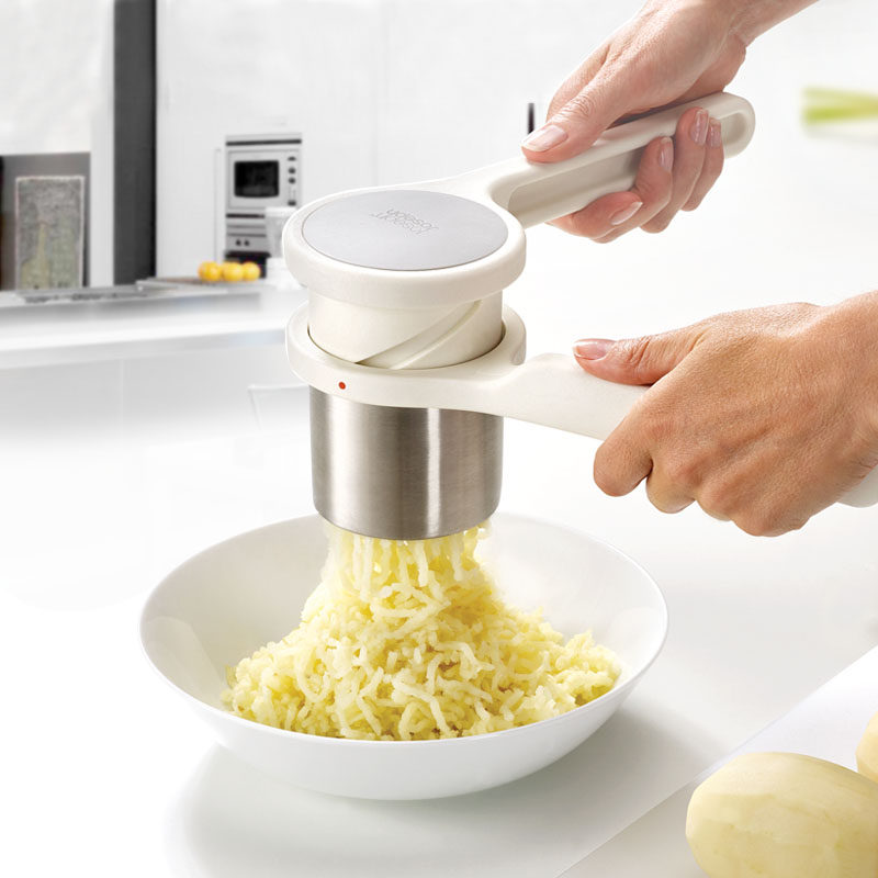 JosephJoseph家用手动榨汁器多功能土豆泥制作器手压式果汁压泥器