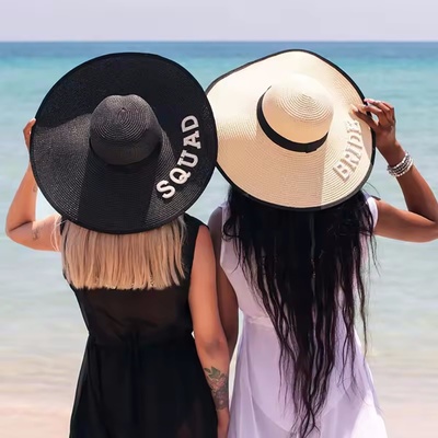 Bride squad beach Floppy hat Bachelorette hen Bridal Shower