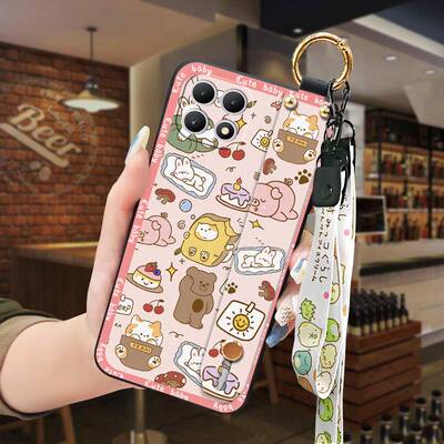 适用TCL T-Mobile-Revvl7手机壳新款动漫散热卡通挂绳硅胶奢华