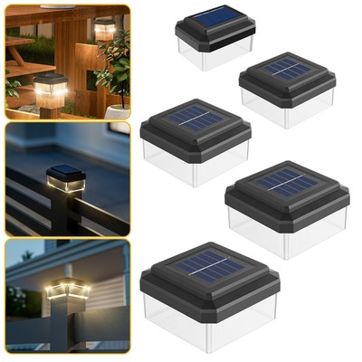 小四方户外防水护嵌入式柱头灯