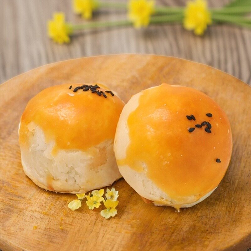 经典豆沙肉松手工蛋黄酥独立包装早餐下午茶点心零食老人小孩爱吃