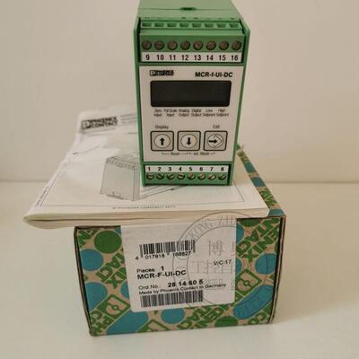 全新进口菲尼克斯频率测量变送器MCR-F-UI-DC 2814605 询价