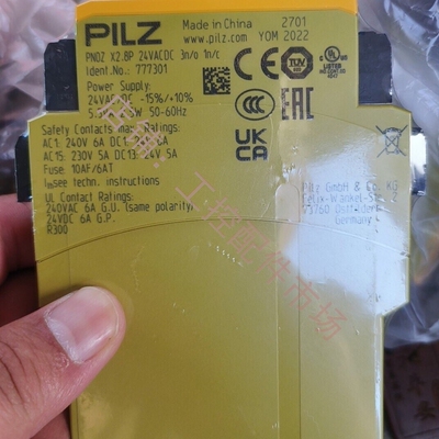 PILZ皮尔兹 继电器777301 PNOZ X28P 2 4VACDC 3no 1nc