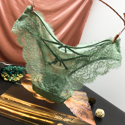 交叉欧美镂空性感低腰三角裤