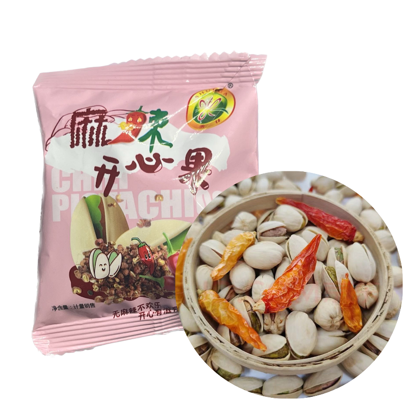 麻辣开心果水花牌坚果干果炒货小众口味零食办公室宿舍追剧小零食