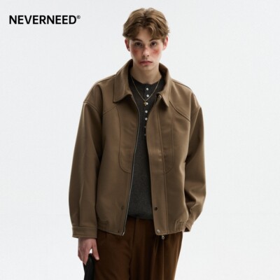 NEVERNEED美拉德翻领夹克男女
