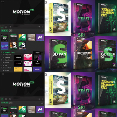 15套Motion Bro 2.3.3中文汉化AE扩展变脸预设AE脚本合集一键安装