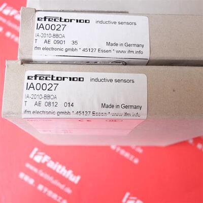 议价IFM IA0027 易福门全新电感式传感器 IA-2010-BBOA