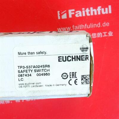 议价Euchner 087434 安士能全新安全开关 TP3-537A024SR6