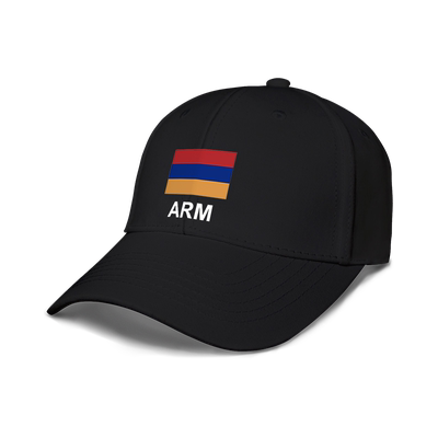 亚美尼亚Armenia国家鸭舌帽遮阳帽男女新款防晒帽钓鱼帽夏设 无界