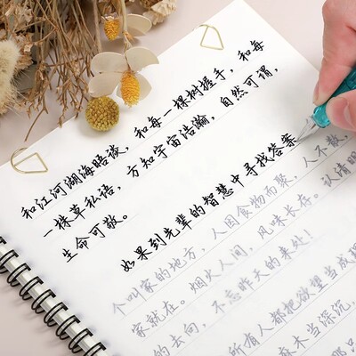 闲云体热评语录优美诗句满分作文练字帖行楷字体临摹本初高中成人