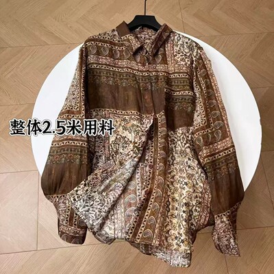 【猫力&真正的夏布可做防晒衣&2.5米用料】长74.5  Q250911