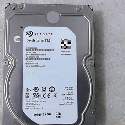 维修3TB企业级SAS硬 型号ST3000NM0023 3议价