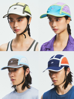 高山热可拆绑带两用拼色冲浪帽