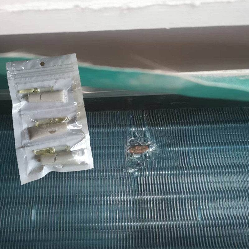 空调蒸发器铜管漏氟补漏胶冰箱压缩机管路小孔裂缝焊接剂抗压堵漏