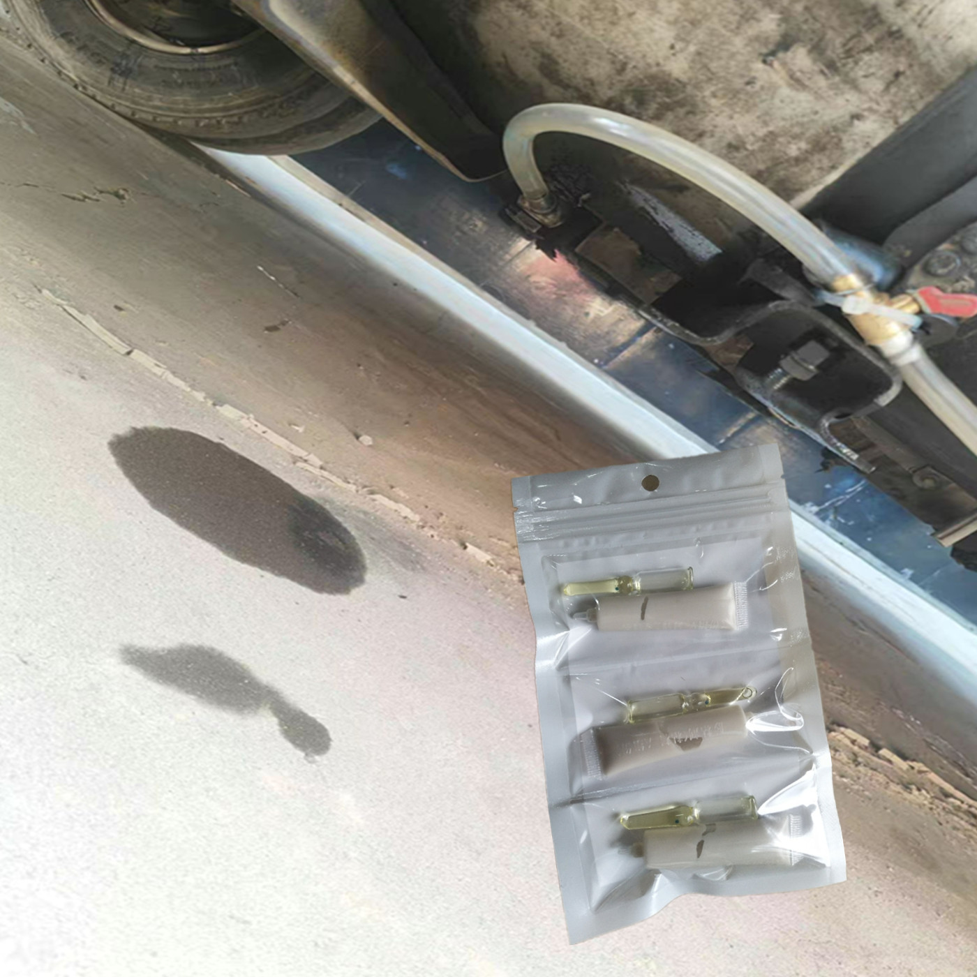 货车铁油箱漏油修补胶耐高温抗腐蚀卡车汽油柴油桶罐体穿孔强力胶