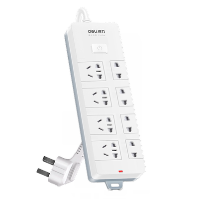 deli得力新国标得力插线板