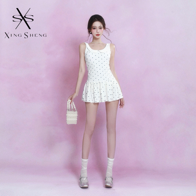 2025夏新款连体裙式泳衣