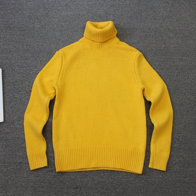 乐福佬仁女装 纯色高领针织衫we shi today D19