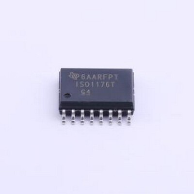 ISO1176TDWR 隔离式RS485/422收发器 ISO1176TDWR SOIC-16-300mil
