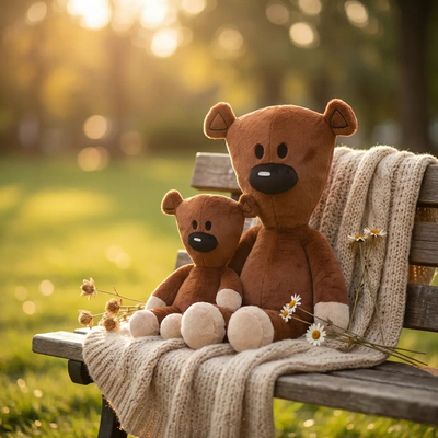 可爱憨豆熊泰迪毛绒抱枕公仔