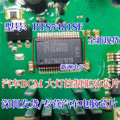 BTS5481SF 适用日系新奇骏汽车BCM大灯控制驱动IC芯片进口直拍