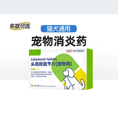 宠物皮肤病消炎感冒咳嗽犬猫通用