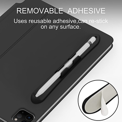 纯色华为卡槽外置mpencil2三星S7/S8/S9小米灵感2触控笔保护套硅