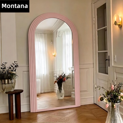 Montana 全身镜简约多巴胺法式卧室试衣镜客厅拱形镜子网红穿衣镜
