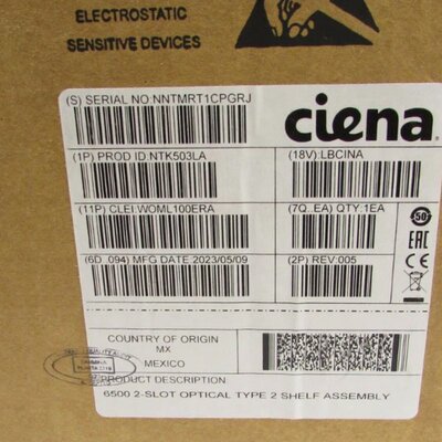 可维修-全 Ciena NTK503LA 机壳组件-询价