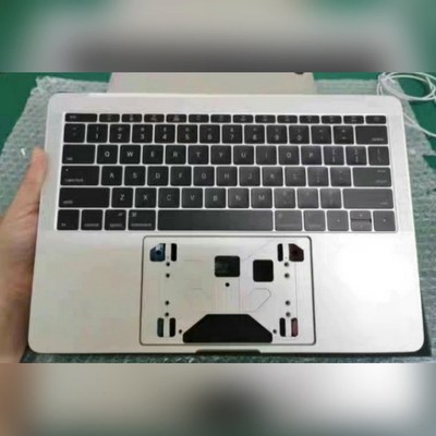 苹果笔记本键盘A1708 A1706 C壳加键盘加底盖 银灰 议价