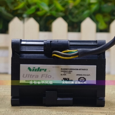 Nidec/尼迪克 R40W12BS4D8-07A012 12V 2.10A 4056 4CM 散热风扇