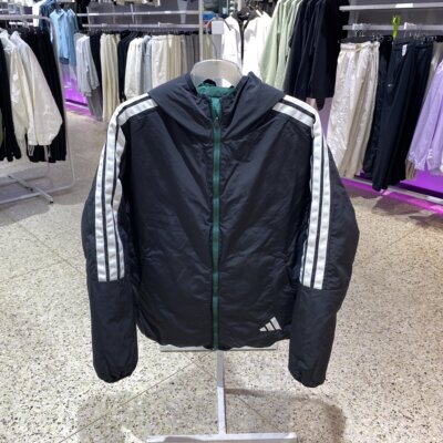 阿迪达斯两面穿羽绒服男冬季新款运动棉服男士鸭绒外套JM4624