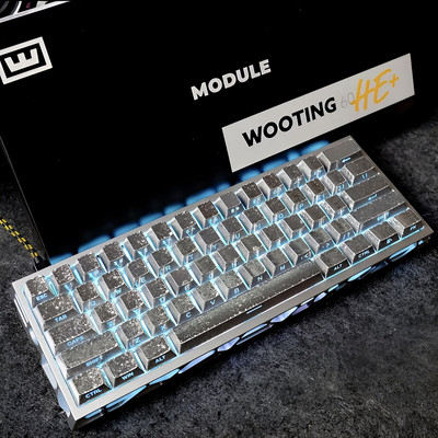 冰霜键帽金属质感小蜜蜂made68/wooting迈从ace68夜魔x/ez63/ev63